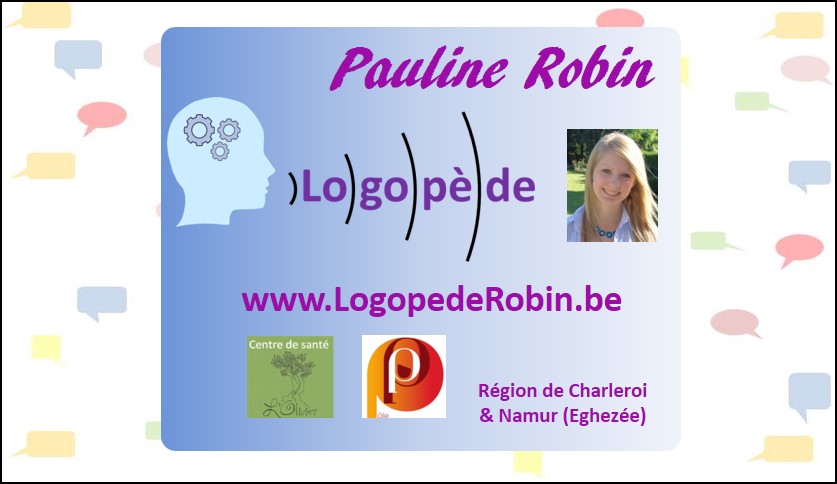 Pauline Robin Logopède Charleroi et Namur (Eghezée, Fernelmont)
